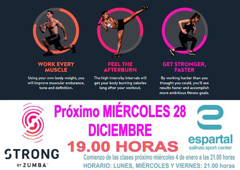 STRONG ZUMBA - Espartal · Salinas Sport Center